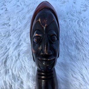African Statue | Accents | Vintage Sese Wooden Carved African Statue ...